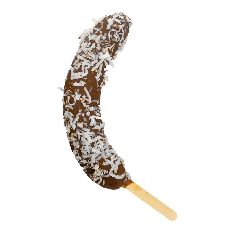 Chocolate Covered Banana with Coconut (Choco Banana Cubierta con Coco ...